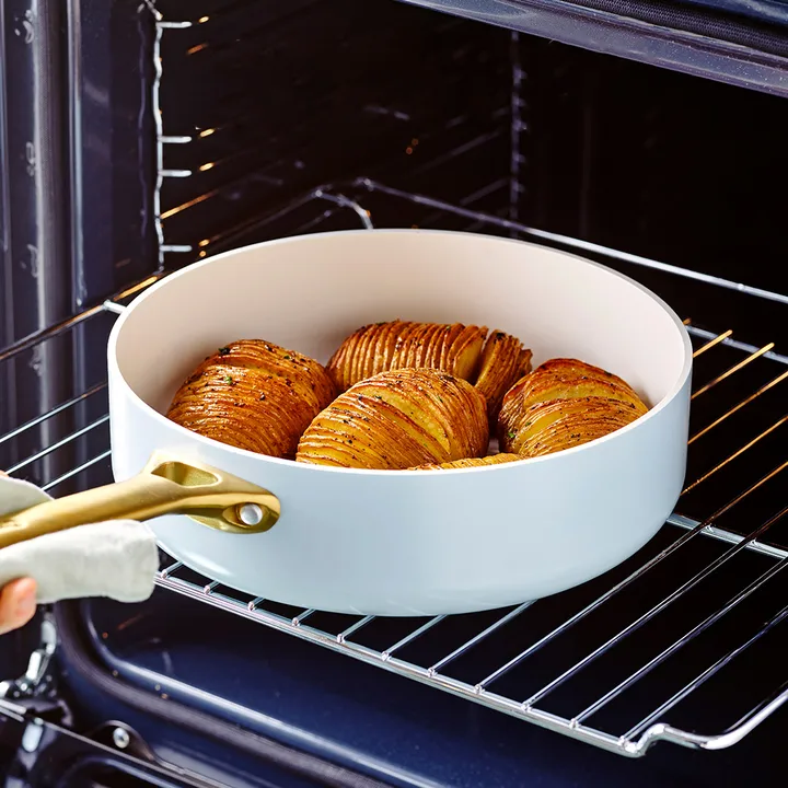 Padova braadpan en koekenpannenset 10 delig van GreenPan - NordicNest.nl