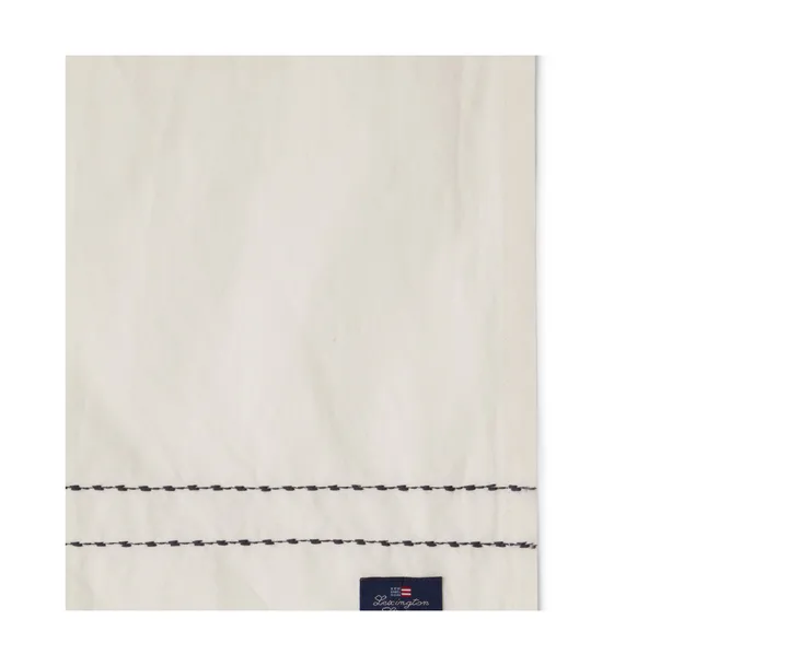 Cotton Linen stoffen servet stitches 50x50 cm van Lexington - NordicNest.nl