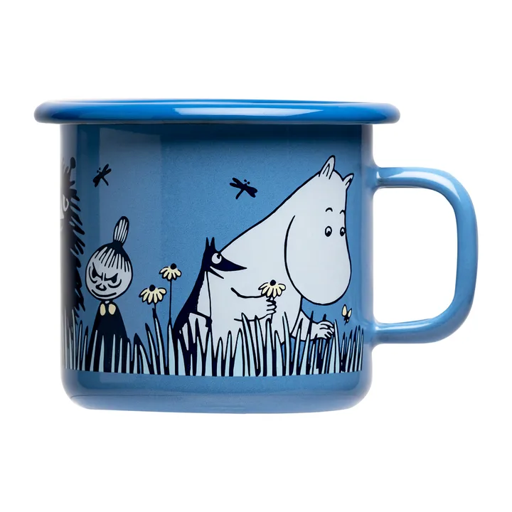 Moomin emaillen mok Vrienden 25 cl van Muurla - NordicNest.nl