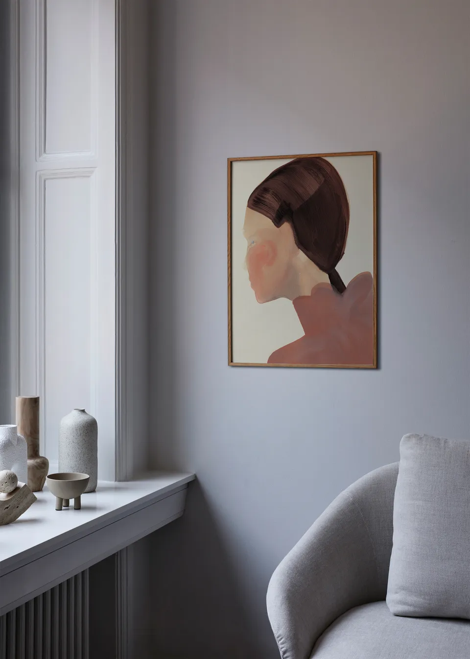 The Ponytail poster van Paper Collective - NordicNest.nl